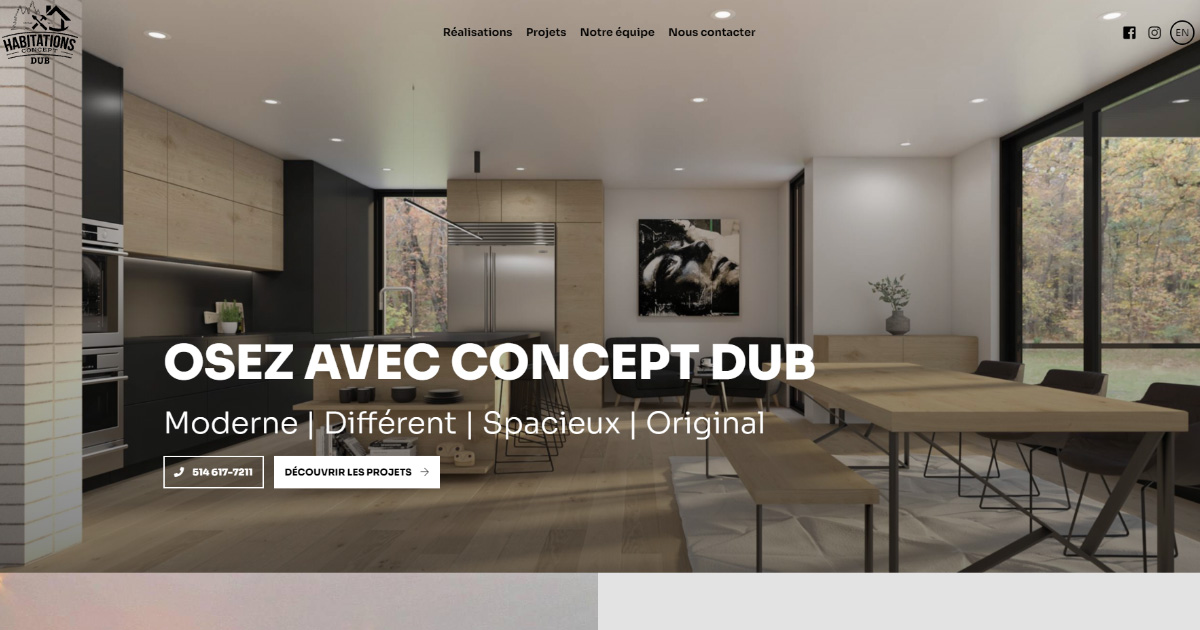 Habitations Concept Dub | Maisons et condos à Mirabel